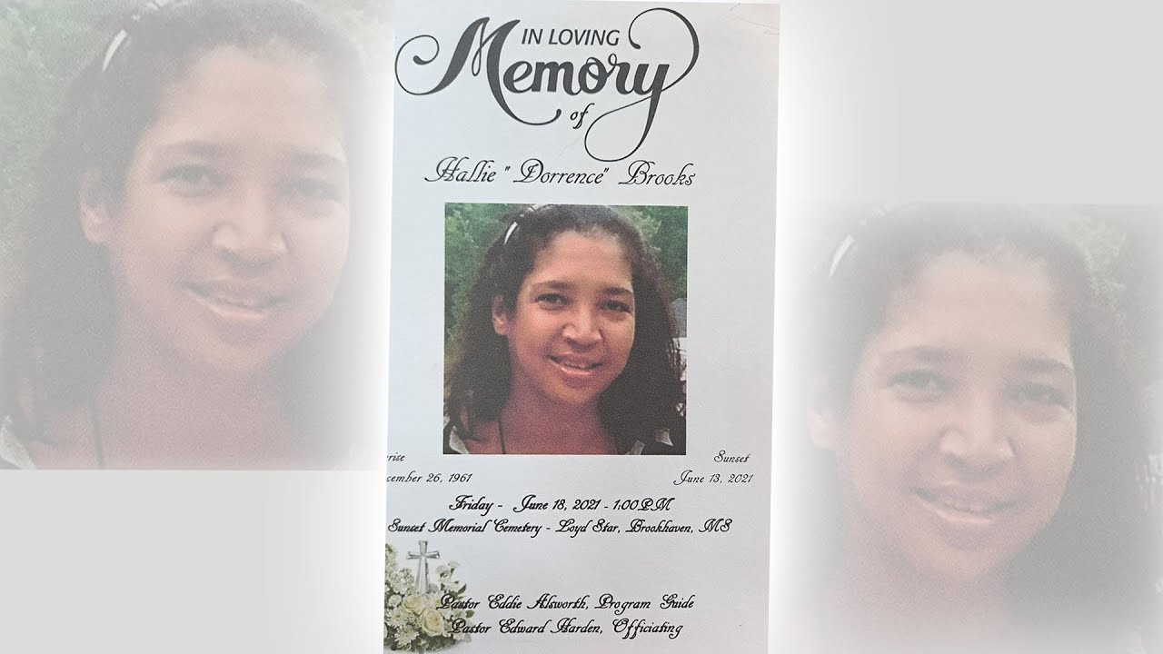Funeral Services - Hallie Dorrence Brooks - YouTube