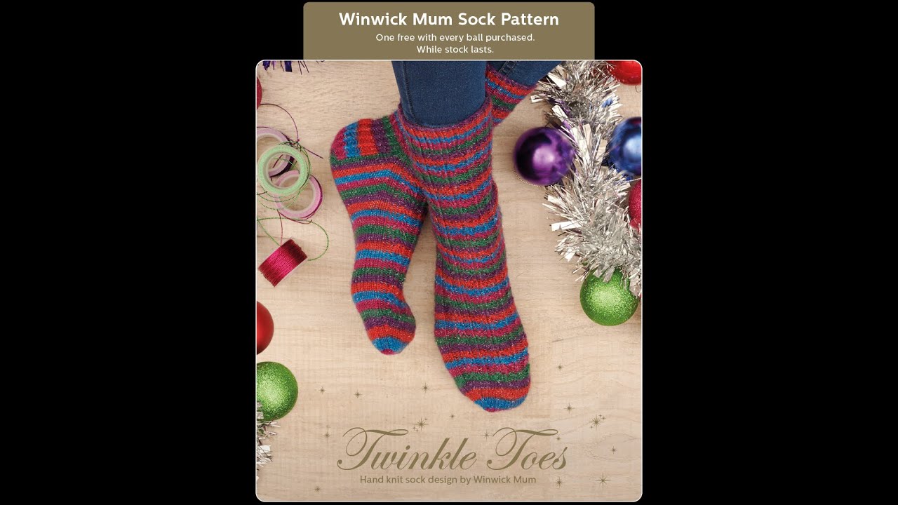 Tinsel Toes Crochet Socks - designed by Anna Nikipirowicz - YouTube