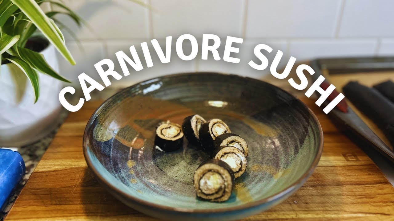 Simple Carnivore Sushi Roll Recipe, With A Professional CHEF #carnivore ...