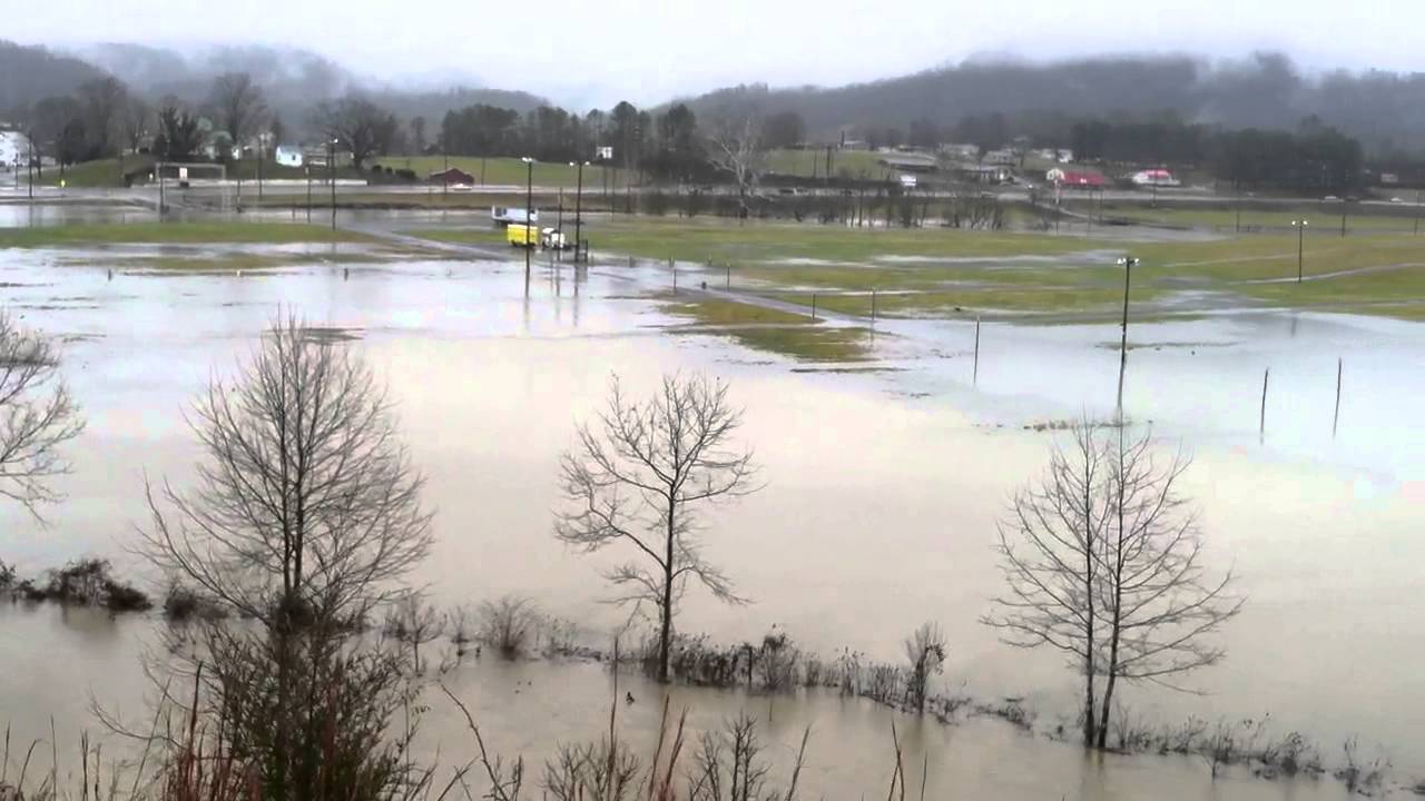 Flooding at Earhart Campground next to Bristol Motor Speedw - YouTube
