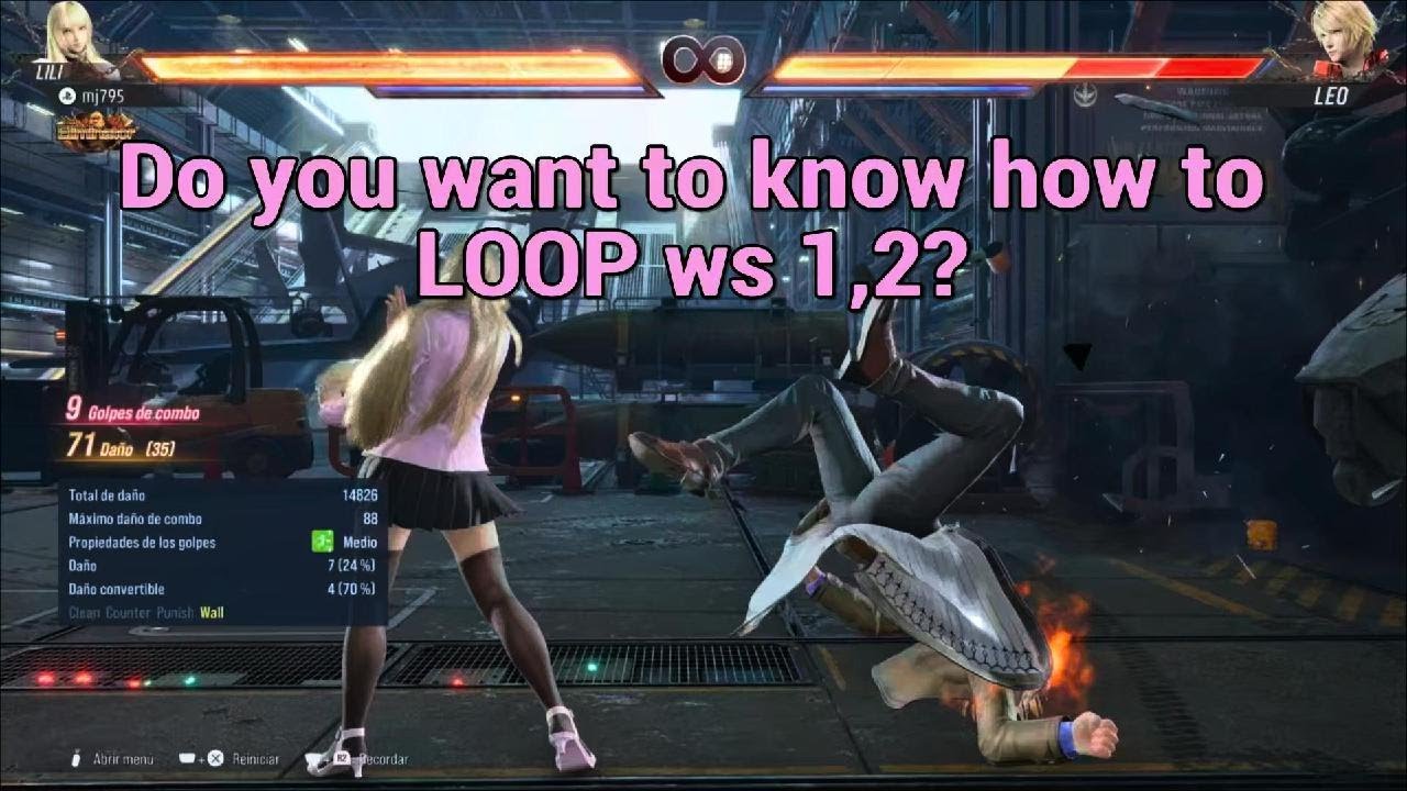 TEKKEN 8 - Lili Combo Tutorial: How to LOOP ws 1,2 - YouTube