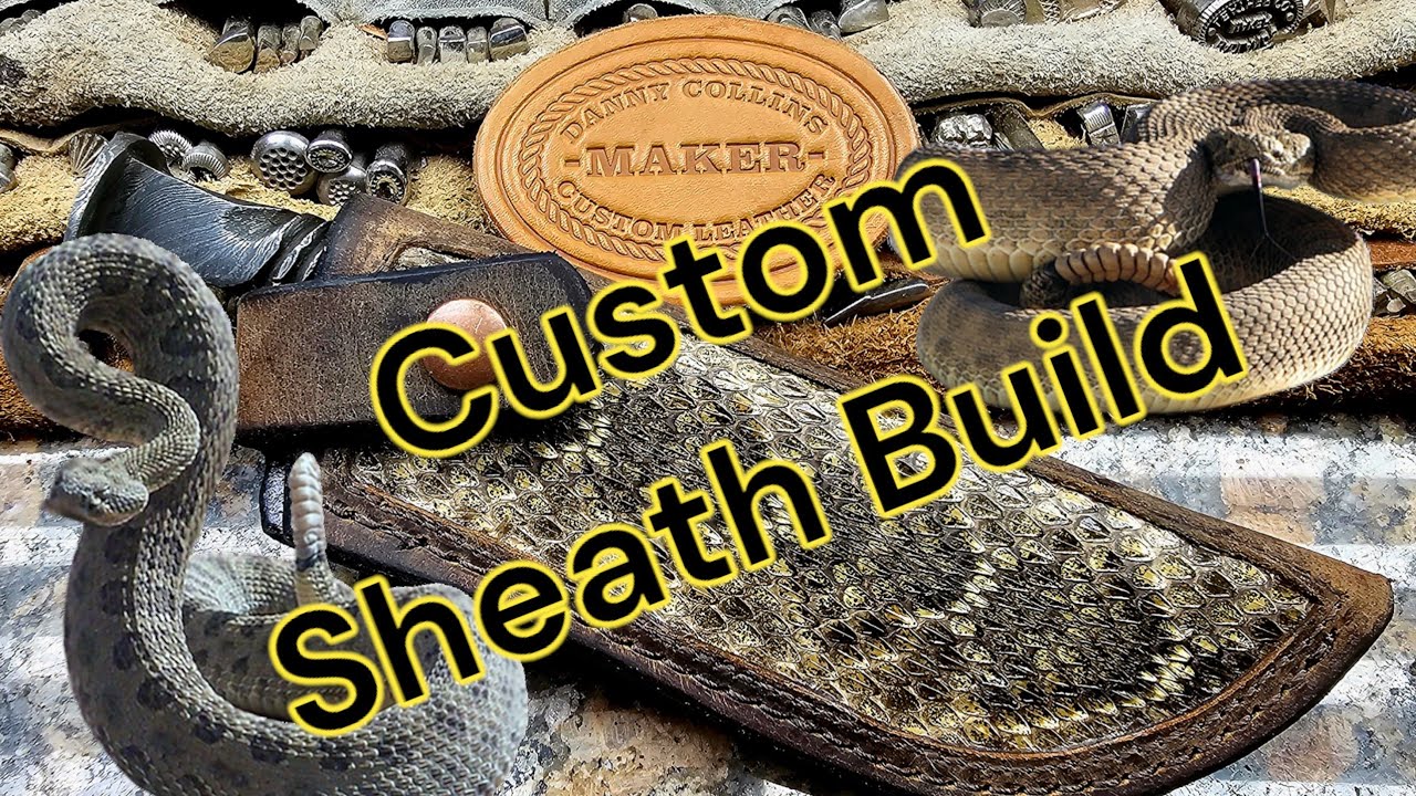 Making an Exotic Inlay Knife Sheath Start to Finish. - YouTube