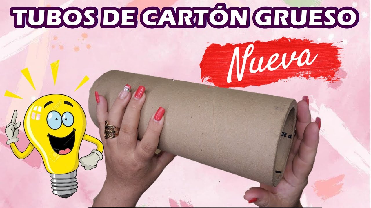 Ideas Fáciles y Originales con Tubos de Cartón Grueso| ♻️💡Recicla-Crea ...