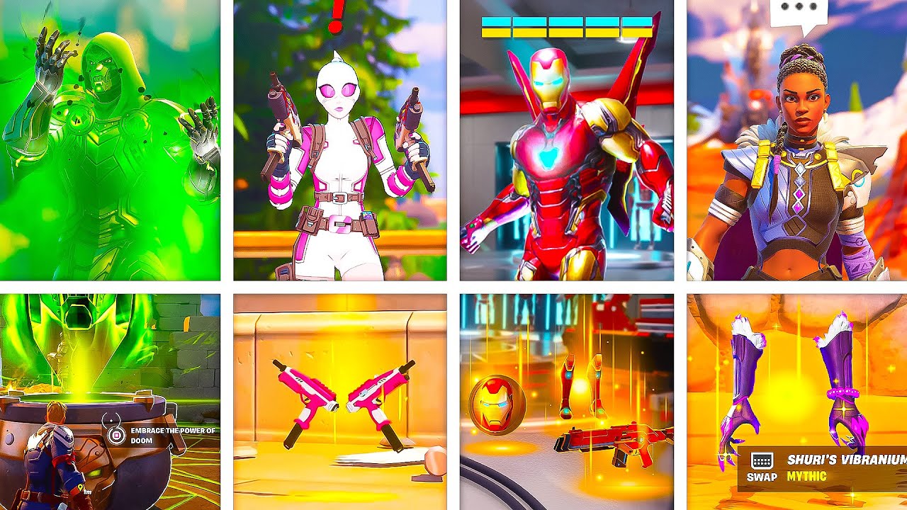 Fortnite All New Bosses, Mythic Weapons, Become Doom Guide in Update ...