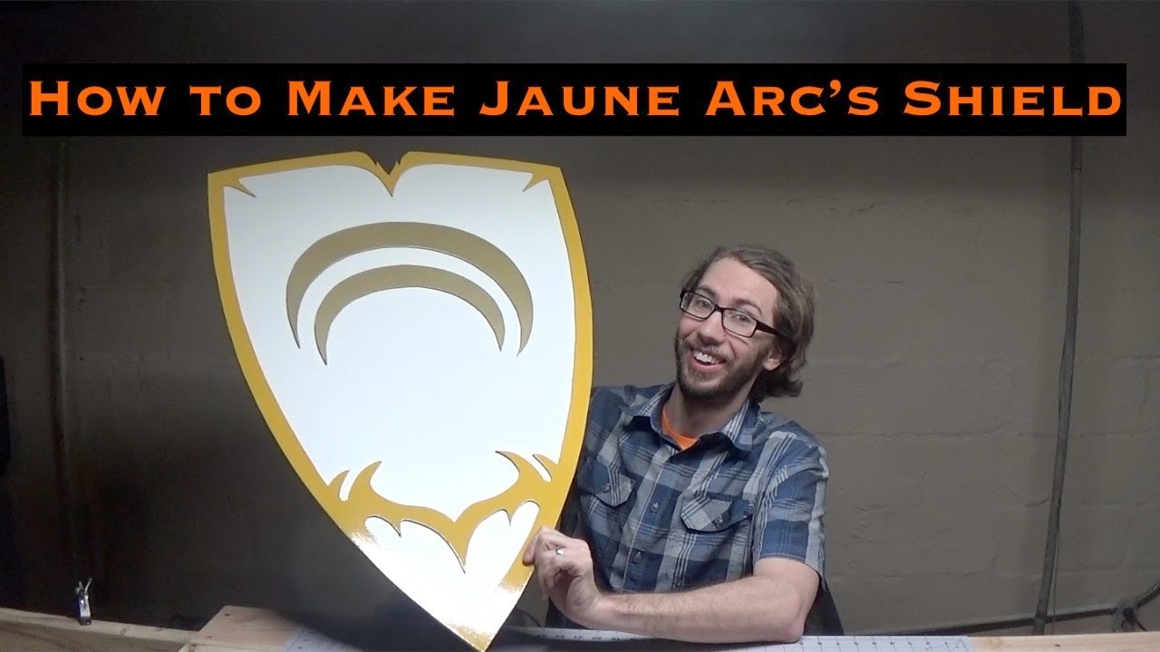 How to Make Jaune Arc's Shield - YouTube
