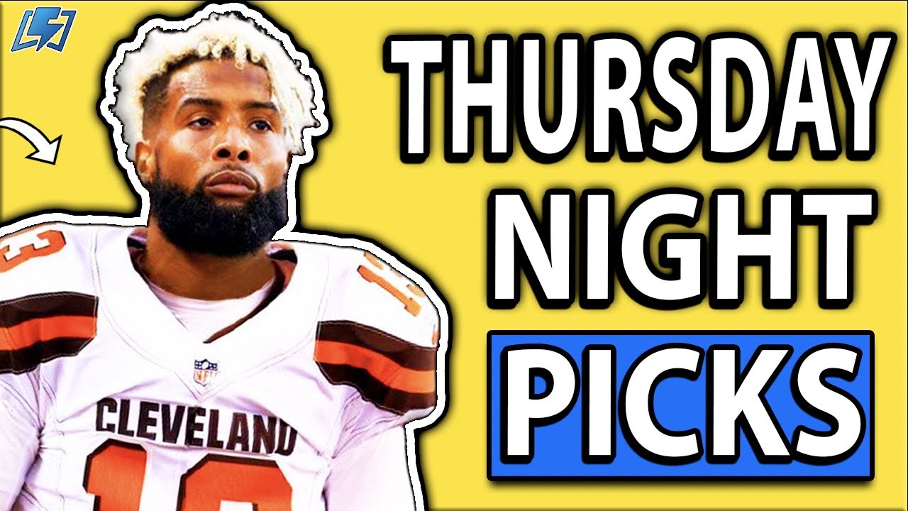 DRAFTKINGS NFL PICKS THURSDAY NIGHT SHOWDOWN WEEK 2 DFS PICKS - YouTube