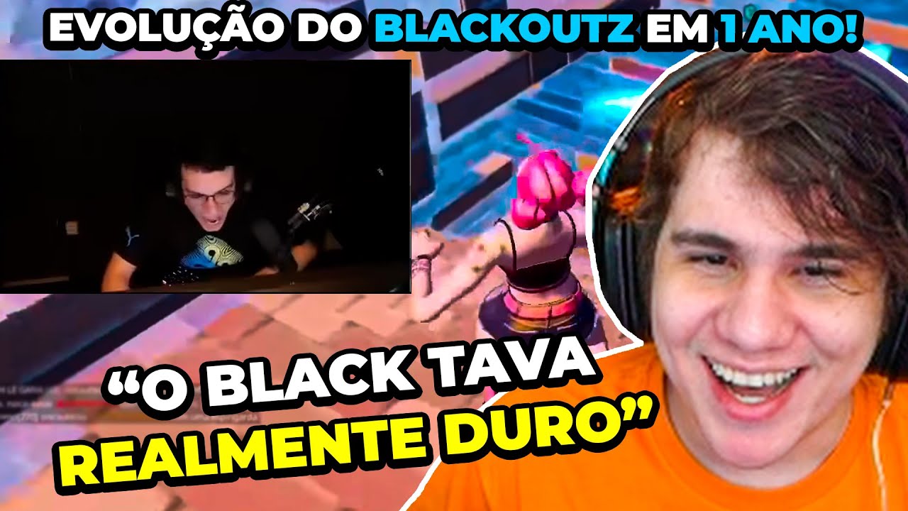 PULGA REAGE: Evolução do Blackoutz em 1 ano após voltar ao Fortnite ...
