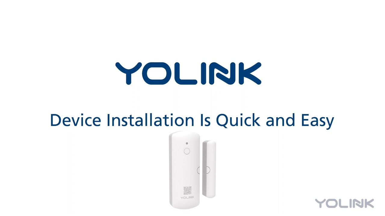 Door Sensor Quick Installation & Setup Video - YouTube