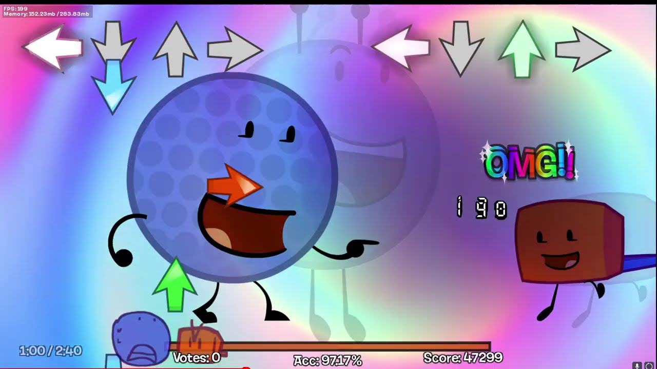 BFDI 26 DLC—Blue Golfball (Bf Mix) - YouTube