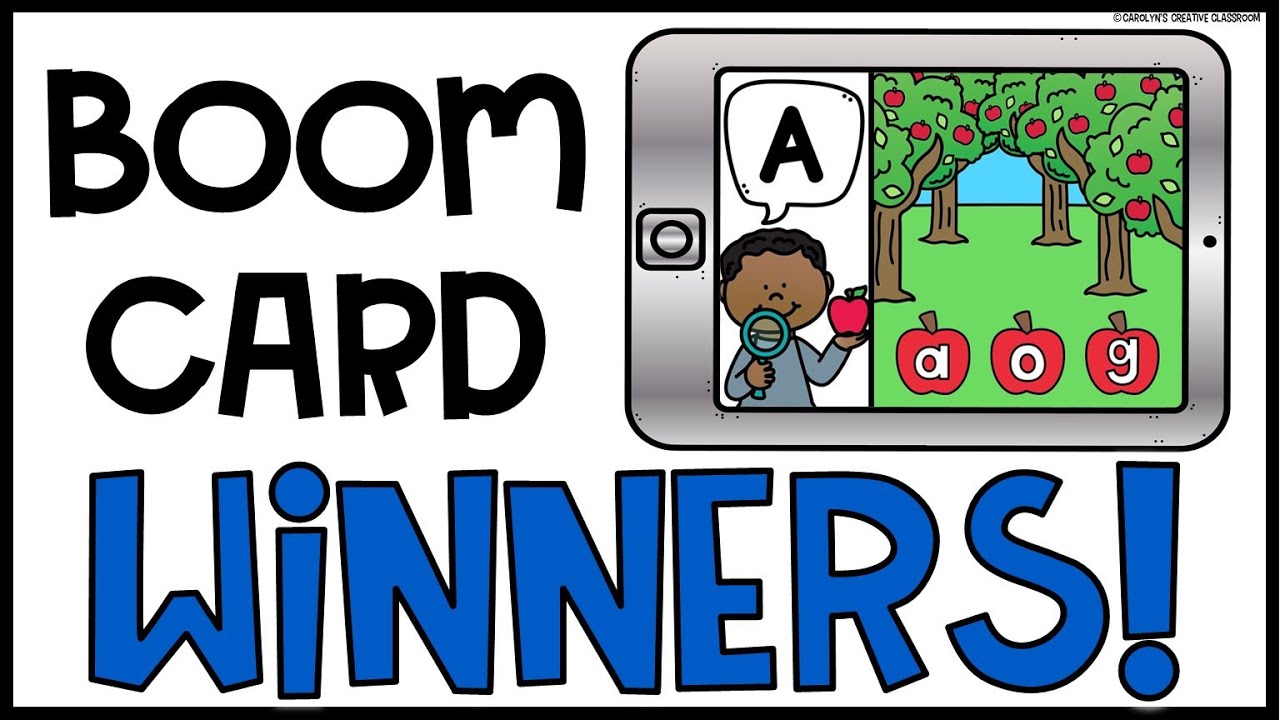 Boom card WINNERS and download FREE Boom cards! - YouTube