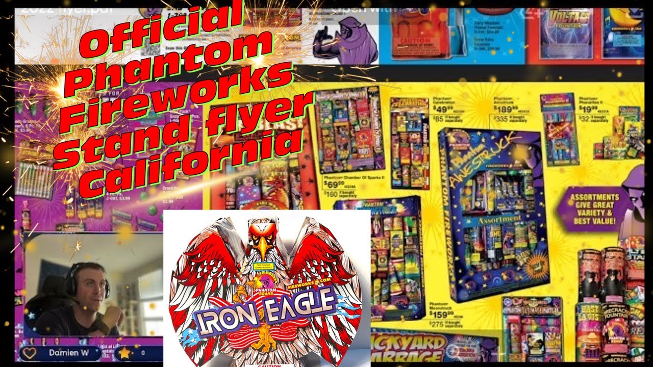 2022 Phantom Fireworks stand Flyer UPDATED, NEW 100$ Fountain - YouTube