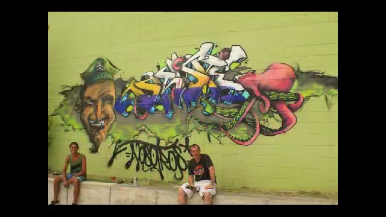 Nosotros NST CREW Graffiti Montevideo - YouTube