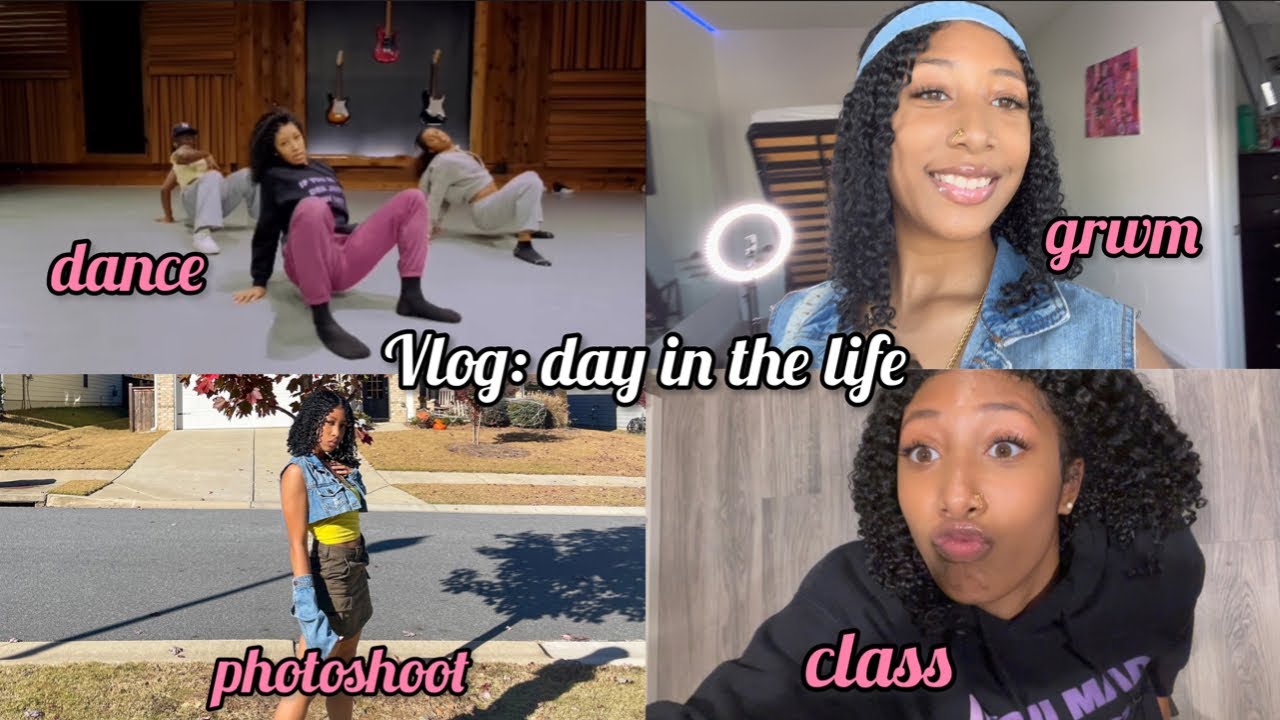 Vlog: day in the life as a content creator (photoshoot, grwm, dance ...