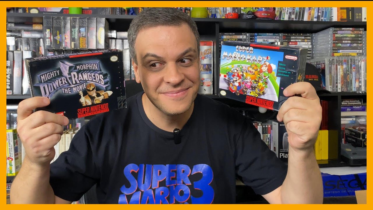 Conheça o Mario Kart dos Power Rangers no SNES - Retrogames - YouTube