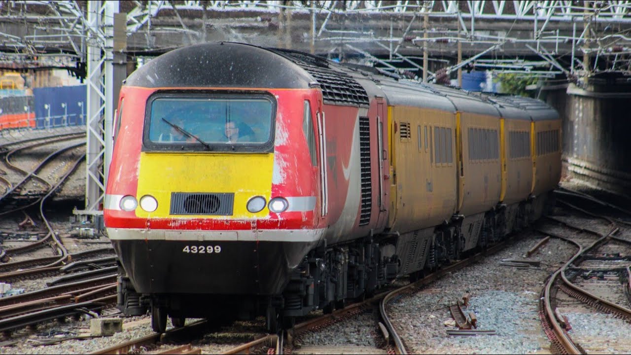 Ex-LNER HSTs Class 43299 with 43290 on the Rear seen Approaching London ...