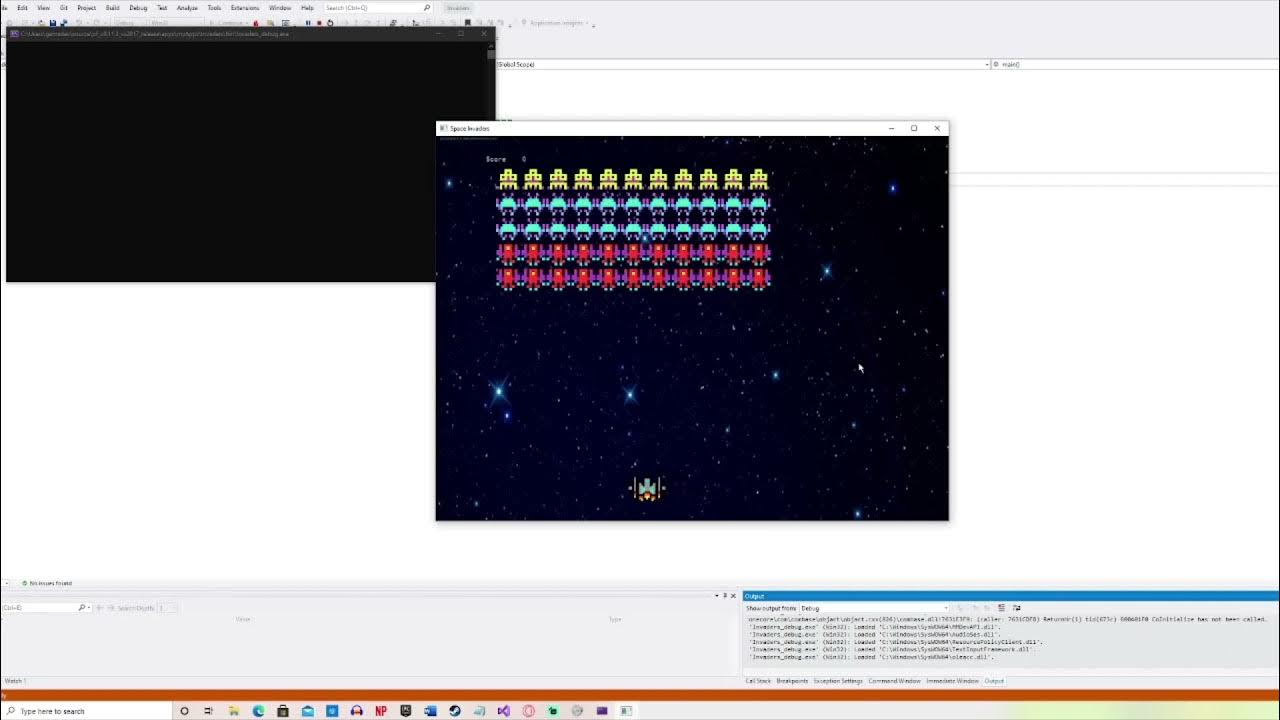 Space Invaders Project - YouTube