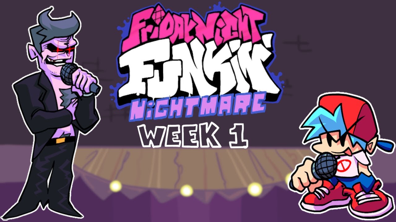 Week 1 (Nightmare Difficulty) - Friday Night Funkin' - YouTube
