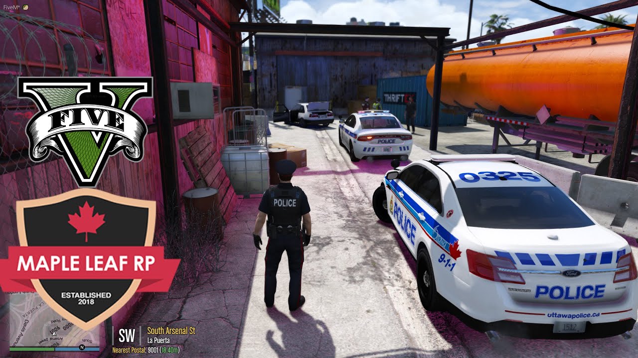 Maple Leaf RP | On Patrol #1 | Vehicle Hijacking | - YouTube