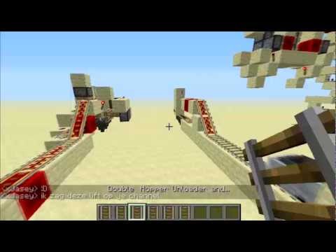 Minecraft - Fastest Minecart Unloader! - YouTube