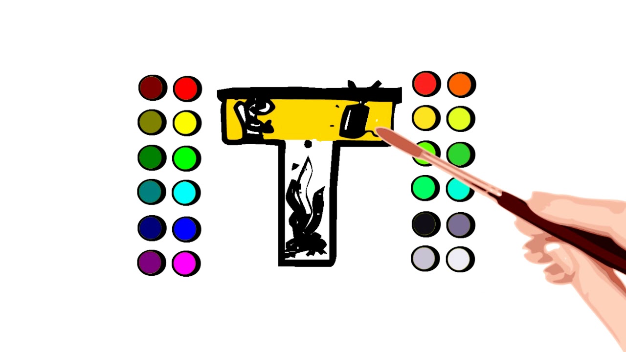 Amazing Jolly S T U Coloring Toy With Brush Tools art - YouTube
