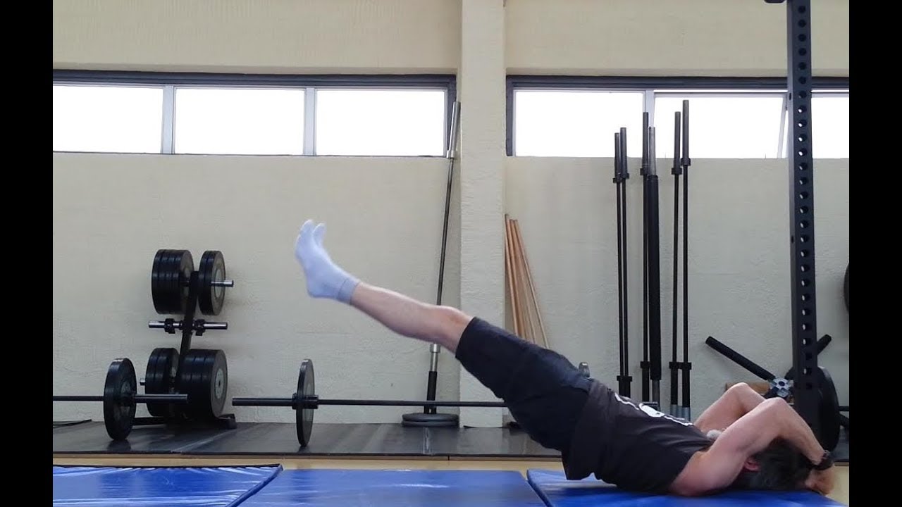 Gym workout - dragon flag, 100 pushups - YouTube