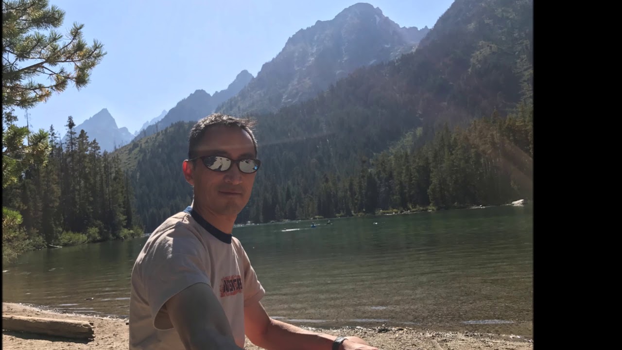 String Lake Swim at The Grand Tetons - YouTube