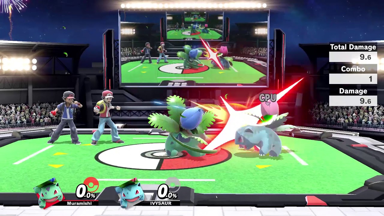 Super Smash Bros. Ultimate - Ivysaur Combo Exhibition - YouTube