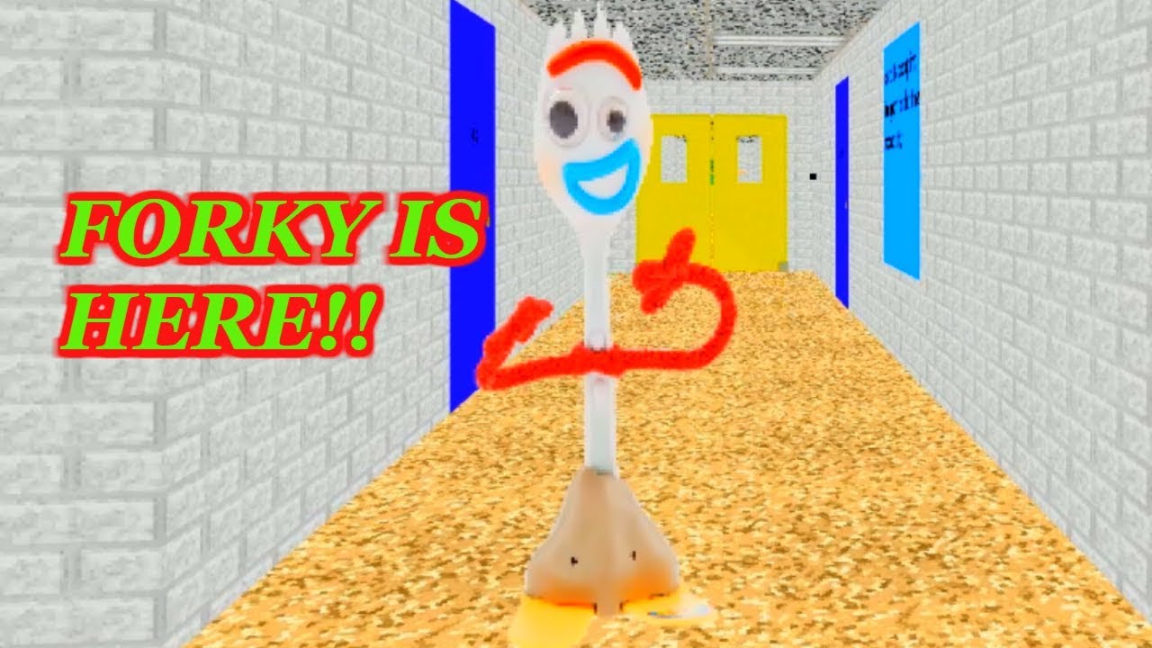 FORKY FROM TOY STORY 4 IS HERE!! | Baldi's Basics in Education and ...