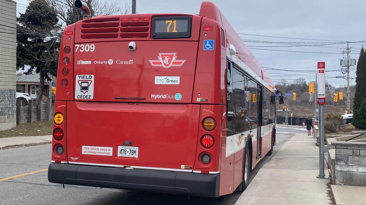 (Ride) TTC 2023 New Flyer XDE40 7309 | 71 Runnymede - YouTube