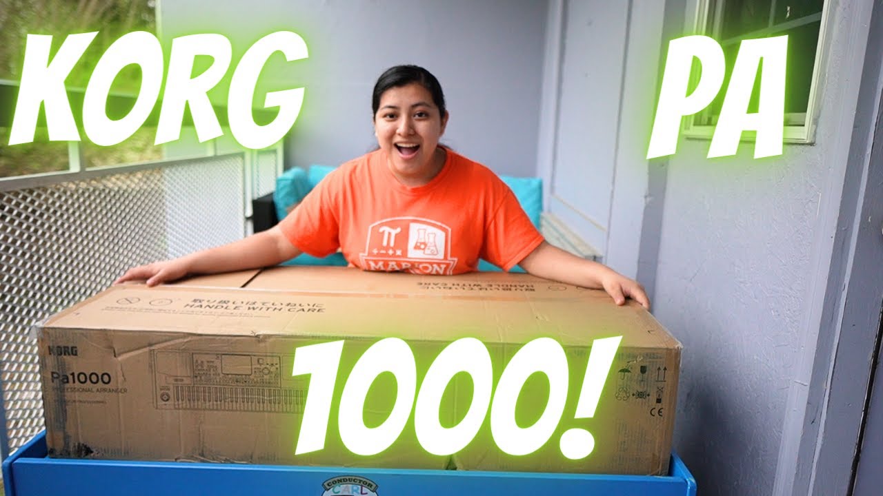 Korg pa1000 unboxing | UNBOXING | Teclado korg - YouTube
