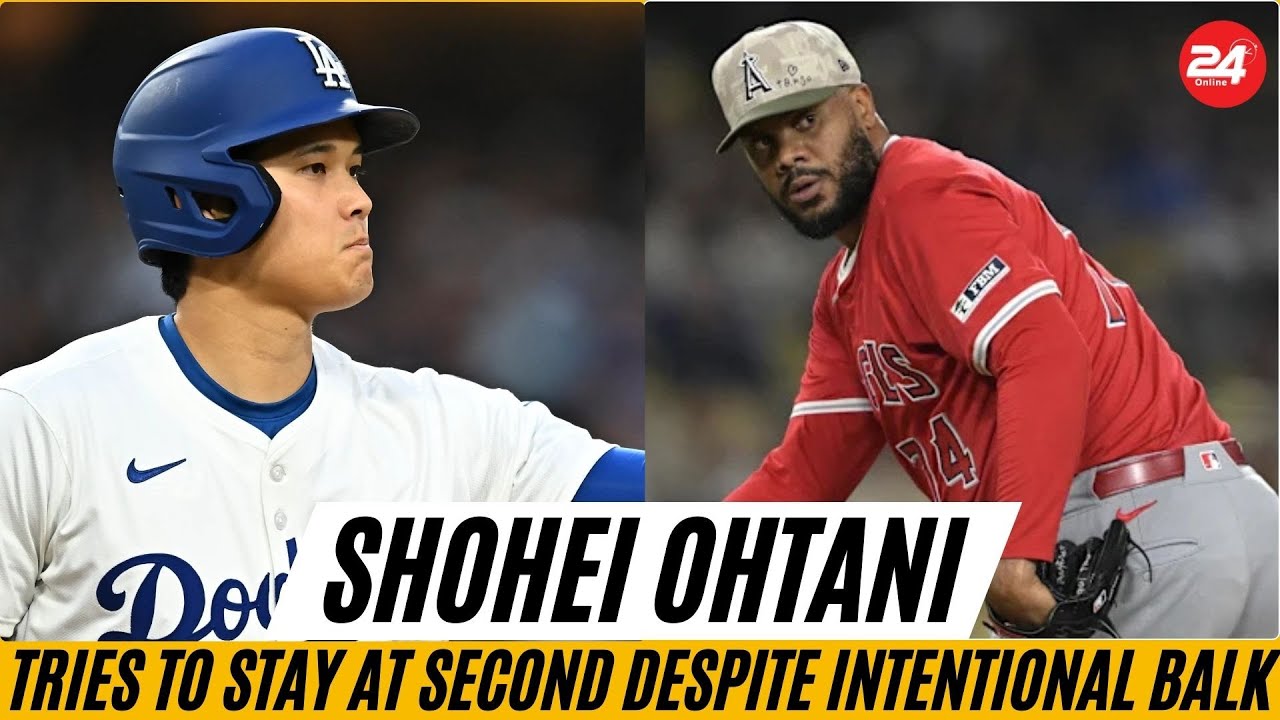 LOL! Shohei Ohtani Tries to STAY at Second Despite Intentional Balk ...