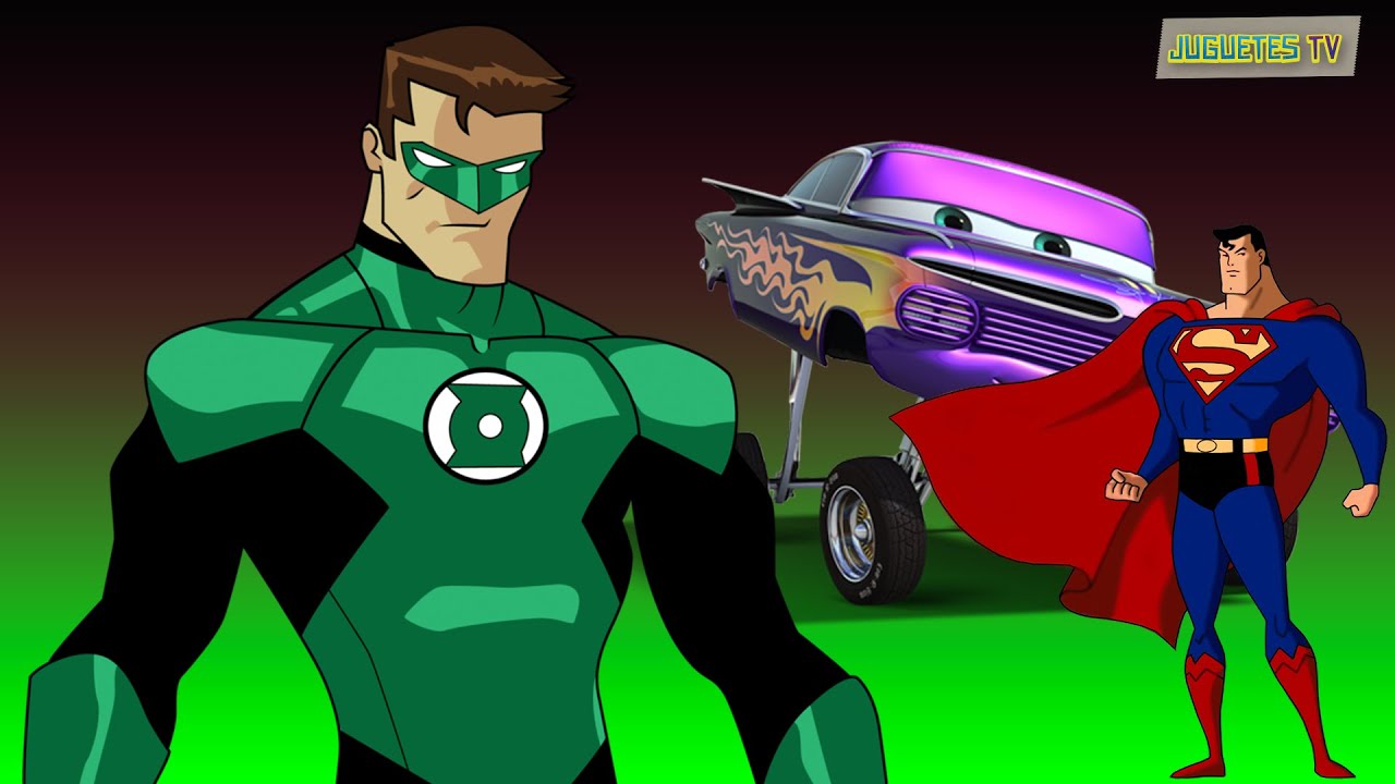 Batman Linterna Verde Superman Bailando Cars Ramone Rayo Mc Queen ...
