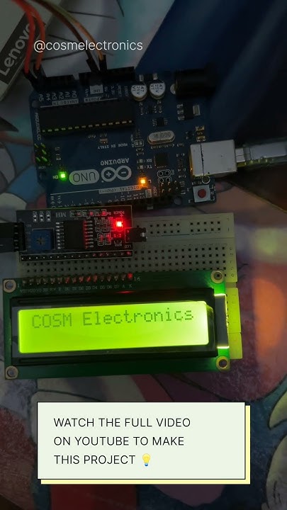 Scrolling Text On Lcd đź’ˇ Cosmelectronics Arduinoprojects Arduinoproject Ytshorts Electronics