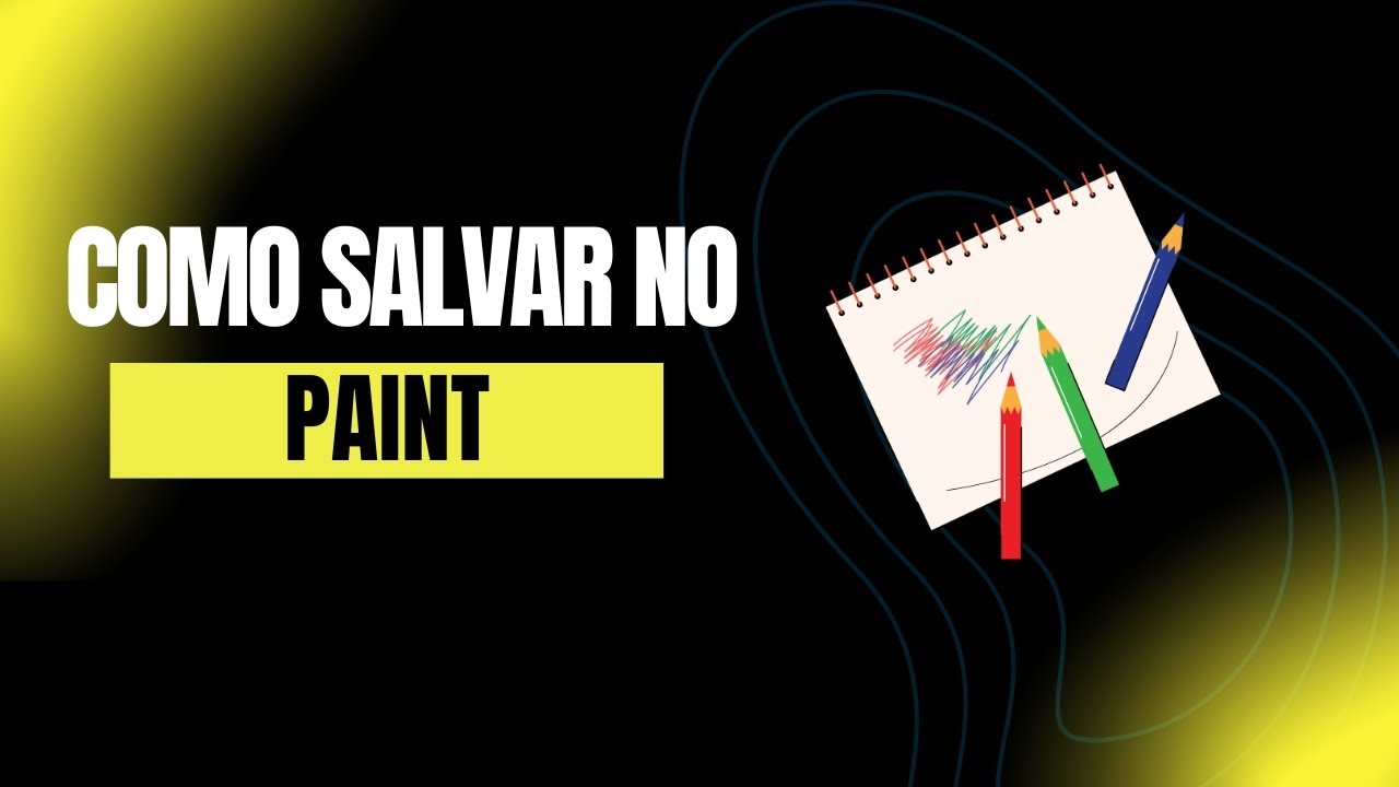 Como salvar desenho no paint - YouTube
