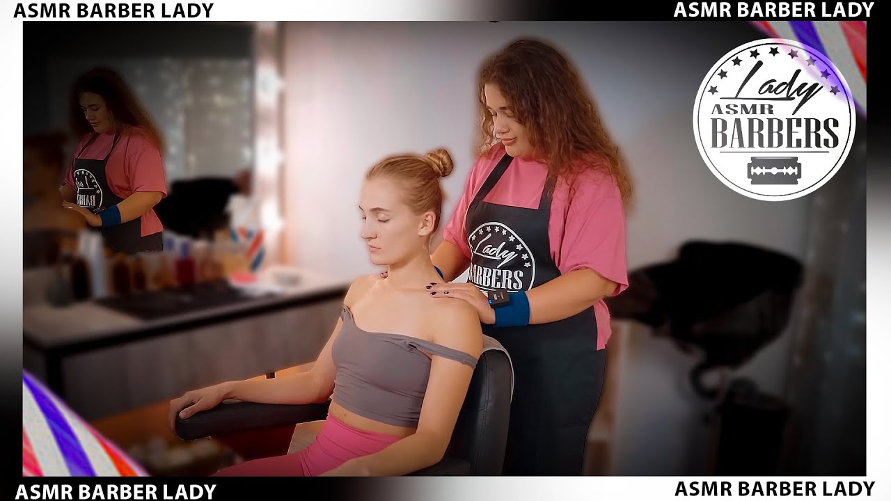 💈 ASMR Scalp and Neck Massage by Barber Lady Elle - YouTube
