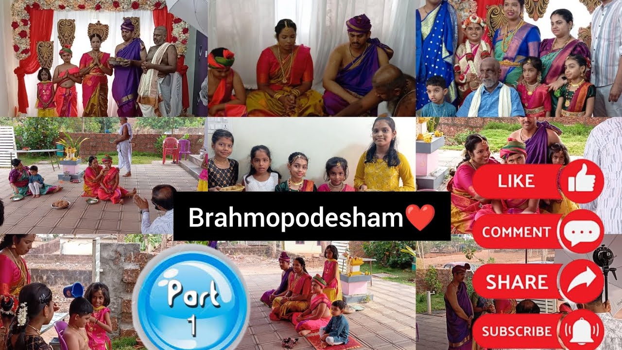 Brahmopodesham ️ part-1 #viralvideos #brahmopadesham #konkani #shasthra ...