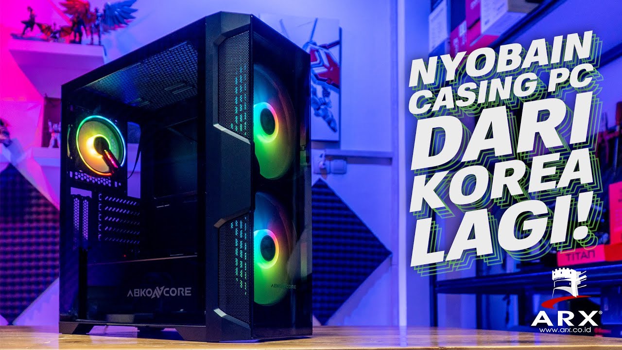 CASING PC GAMING RGB DENGAN FAN INTAKE 20CM | Preview Abkoncore Helios ...