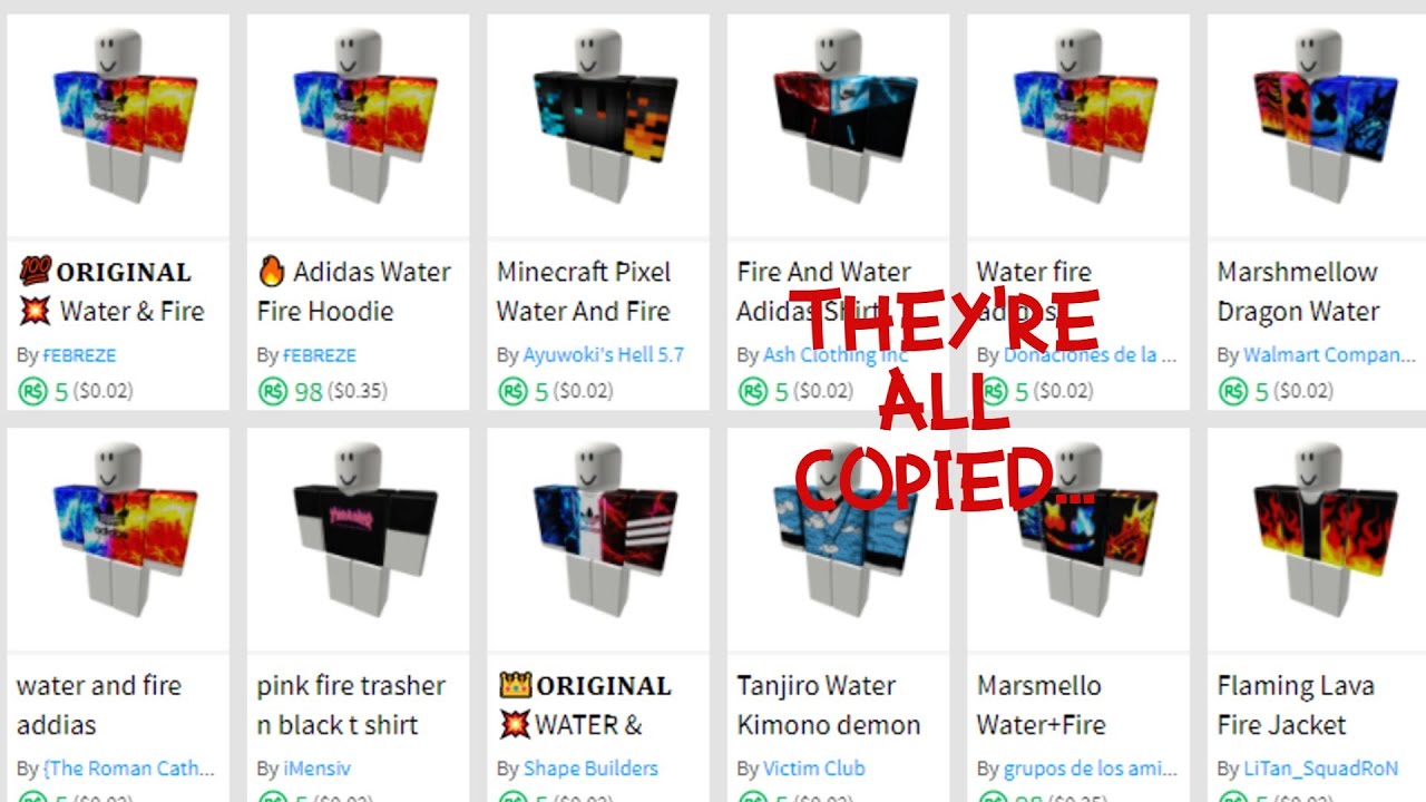 Roblox clothes in a nutshell - YouTube
