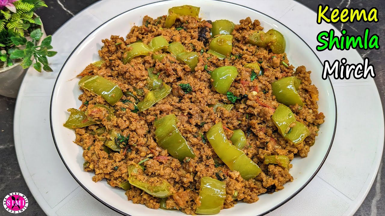 Keema Shimla Mirch | Shimla Mirch Qeema | How To Make Keema Shimla ...