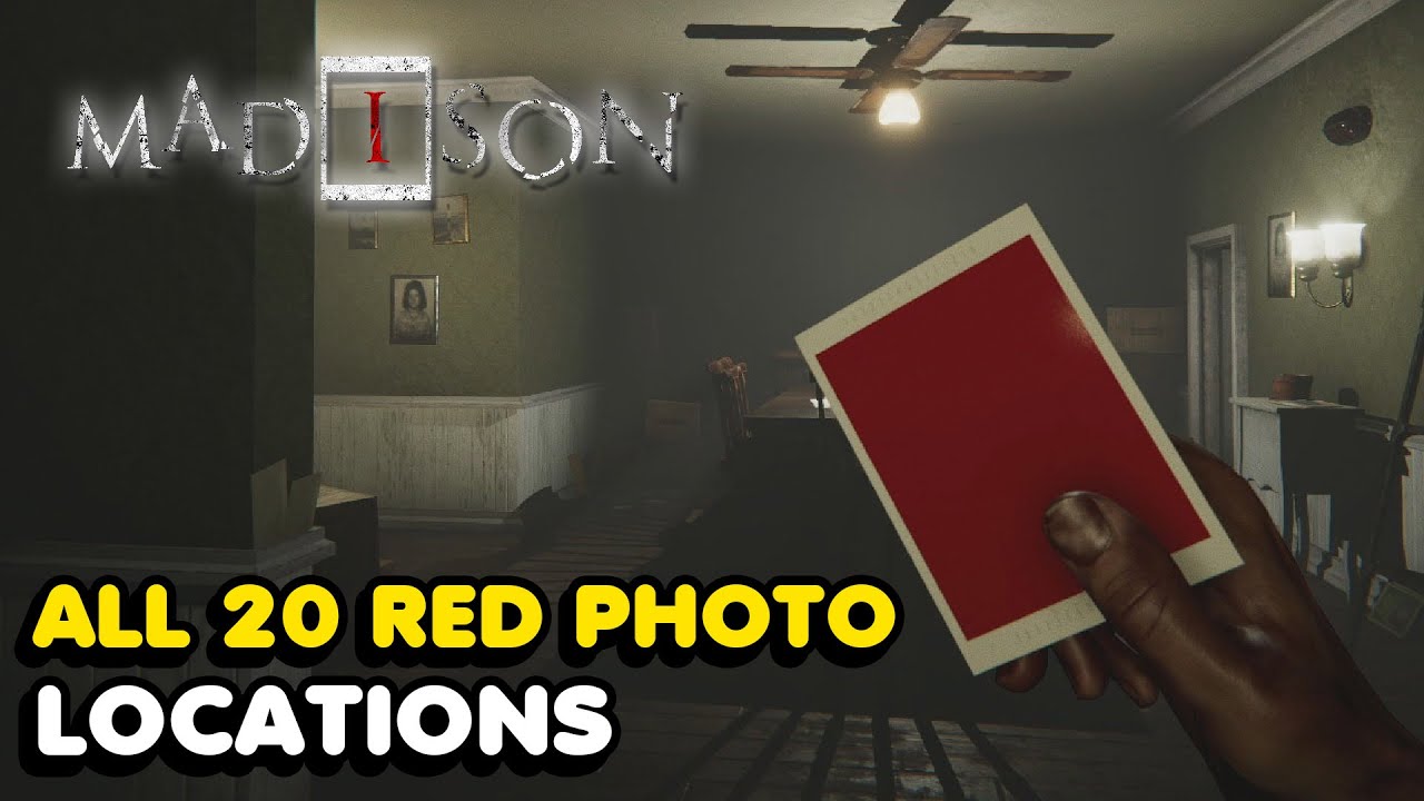MADiSON - All 20 Red Photo Locations (Red Trophy Guide) - YouTube