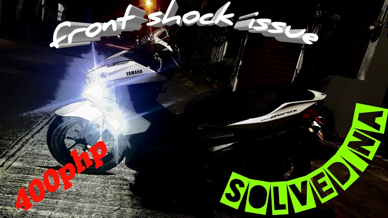 Step by step: how to repair your aerox front shock for just 400 pesos ...