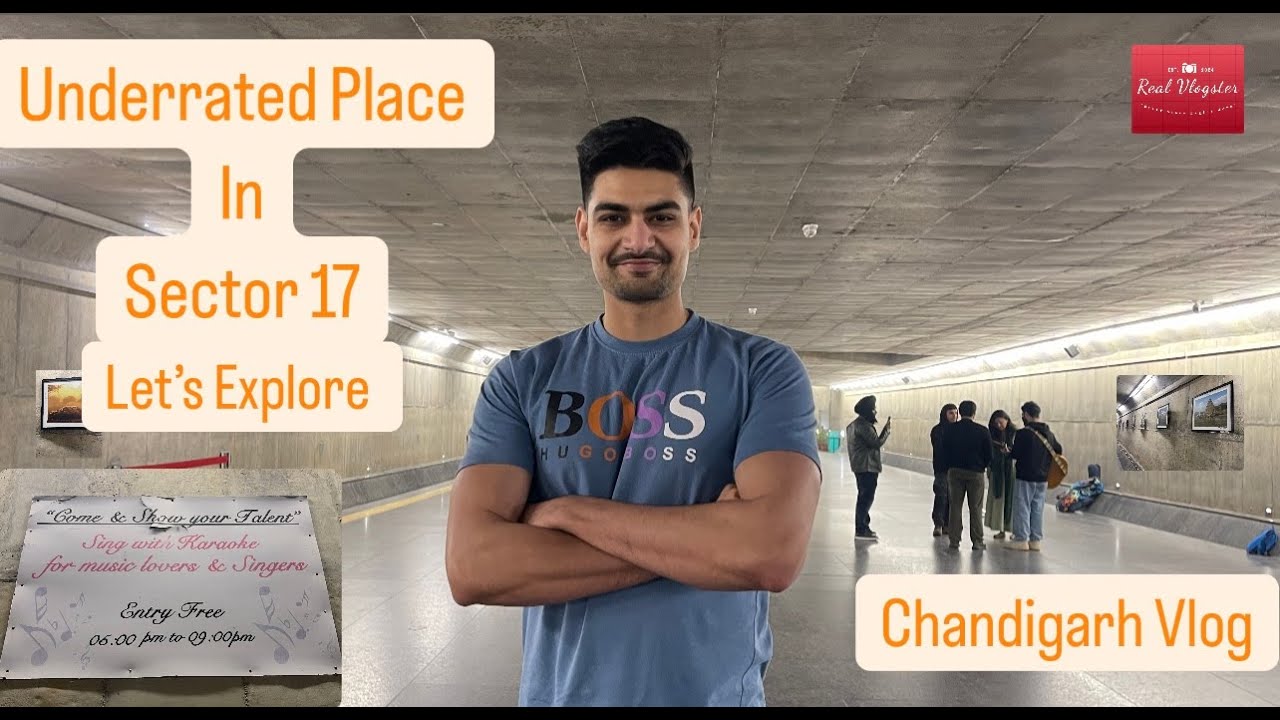 Chandigarh Vlog | Under Pass, Rose Garden | Sector 16→17 | Night Walk # ...