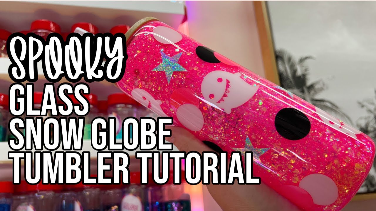 Glass Snow Globe Tumbler Tutorial YouTube Glass Snow Globe Tumbler Tutorial YouTube