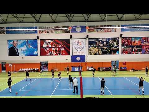 ada voleybol  maç öncesi isinma
