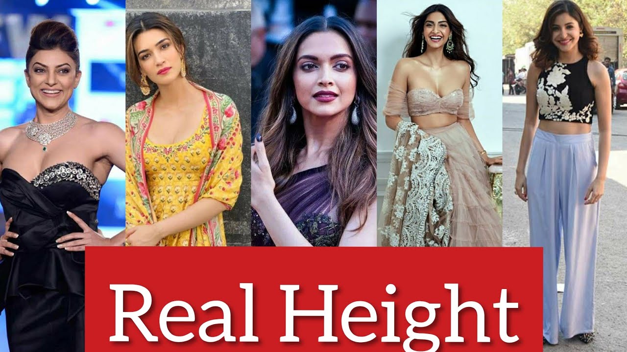 Bollywood Actresses Real Height 💖 //Famous Actresses Shocking Real ...