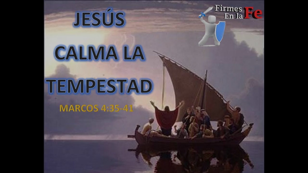 JESUS CALMA LA TEMPESTAD (MARCOS 4 35-41) - VICTOR MANUEL PERDOMO - YouTube