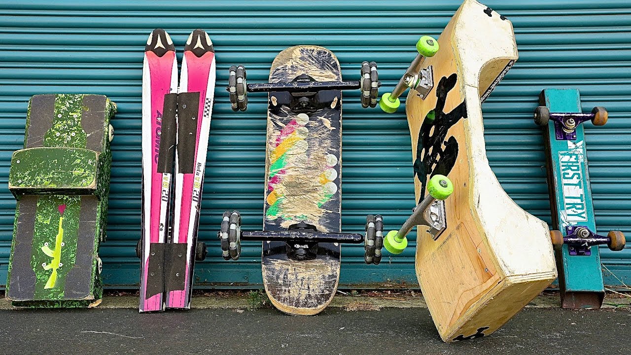 10 WEIRDEST SKATEBOARDS IN BRAILLE HISTORY?! - YouTube