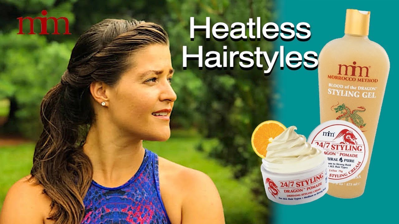 Easy Hairstyles for Long Hair with Morrocco Method Styling Products ...