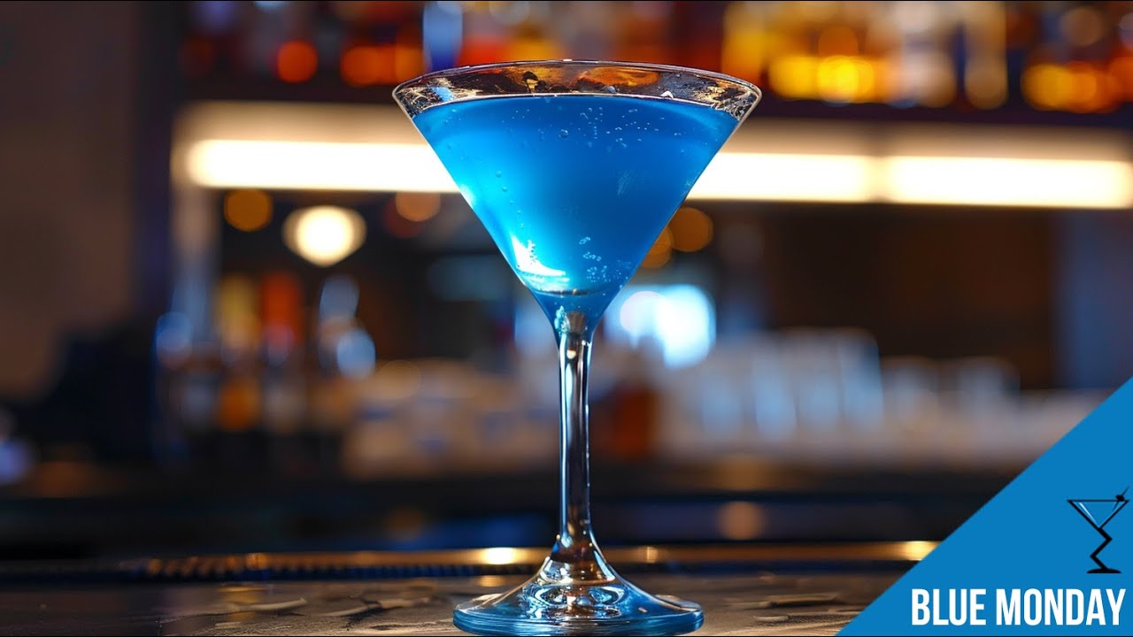 How to Make the Blue Monday Cocktail Recipe - Vibrant & Refreshing ...