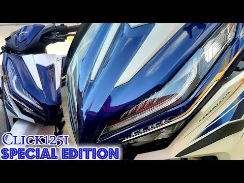 2024 Latest Honda Click 125i Special Edition Stellar Blue Metallic # ...